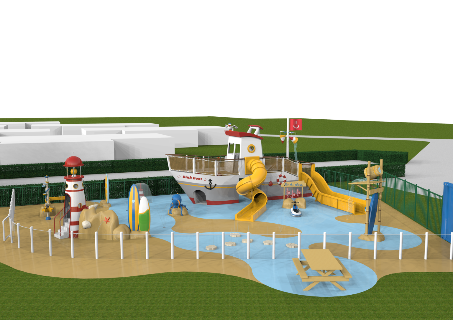 Waterspeeltuin - Strandpark Vlugtenburg
